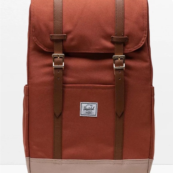 Herschel Supply Company | Bags | Herschel Supply Company Orange And Tan ...